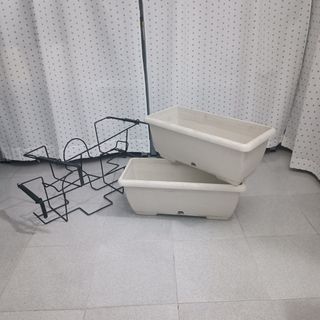 Fioriera da esterno 55 cm con supporto