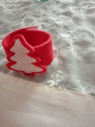 36 portatovaglioli/segnaposti Rossi natalizi