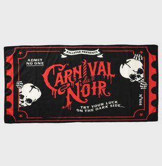 Killstar Bath Towel skulls beach /bathroom punk