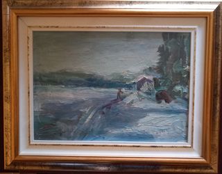 Quadro olio dell'artista Nygren