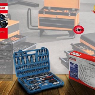 VALIGIA SET CHIAVI A BUSSOLA 108 PEZZI