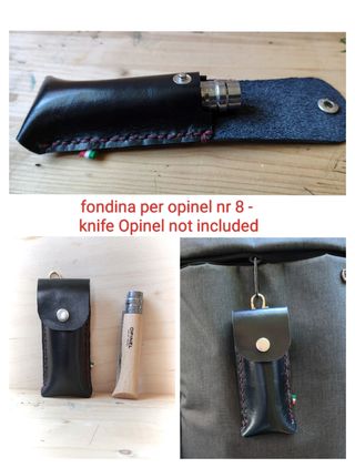 Fondina per coltello opinel 8 per zaino o cintura