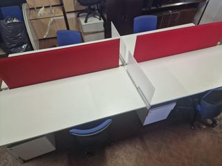 Postazione doppia call center Steelcase.