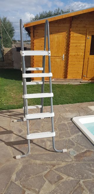 Scala 5 gradini per piscina fuori terra