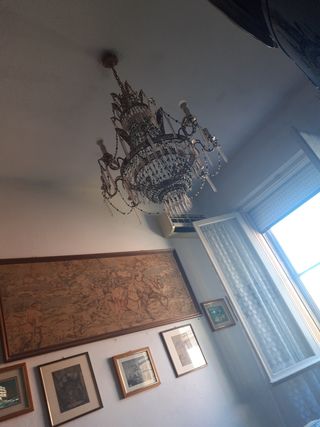 Lampadario in ottone