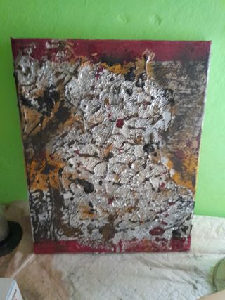 Quadro astratto acrilico.