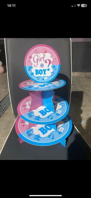 alzatina dolci / gender reveal
