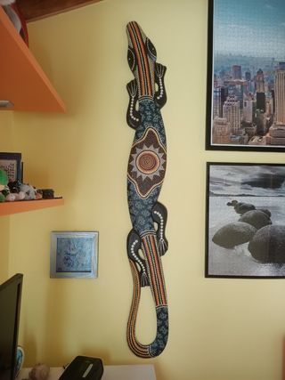 Lucertola legno 150 cm