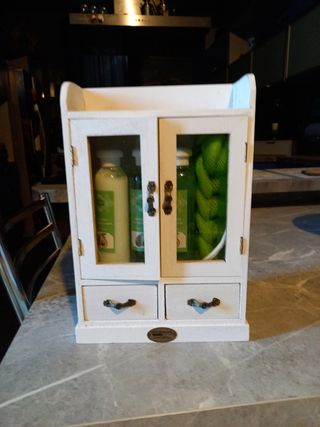 Vetrinetta bagno bianca