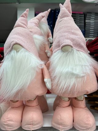 Gnomo Rosa Natale 95cm