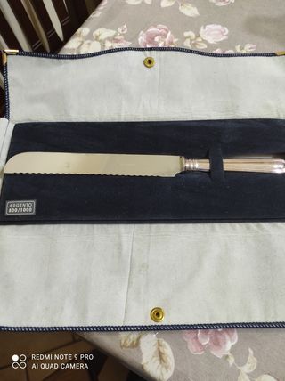 Coltello argento,per pandoro panettoni,t
