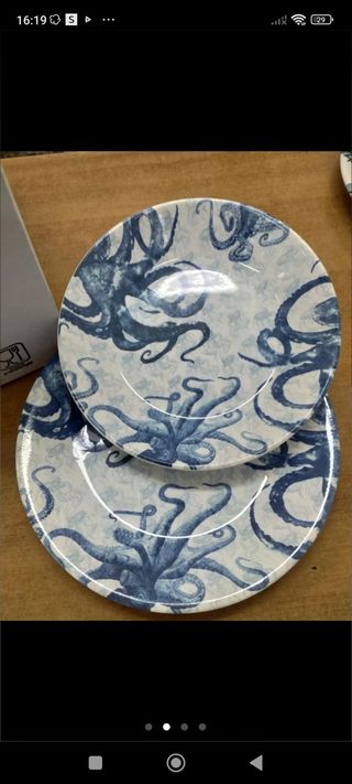 Lotto 2 set piatti da 24 pezzi