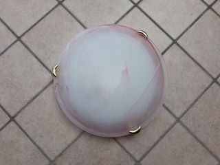 Plafoniera rosa tenue sfumato diametro 30