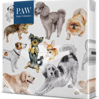 Tovaglioli di carta con cani 2 pacchi