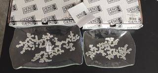 Coppia di vssoietti in vetro