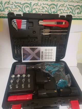 Avvitatore 77 pezzi doppia batteria