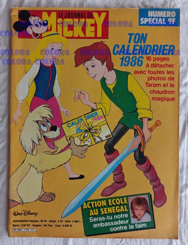 Le Journal de Mickey -revista- magazine Comic de segunda mano por 10 ...