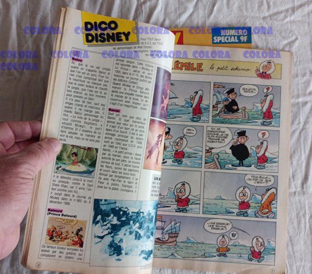 Le Journal de Mickey -revista- magazine Comic de segunda mano por 10 ...