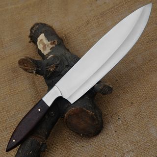 Coltello cuoco forgiato a mano in acciaio carbonio
