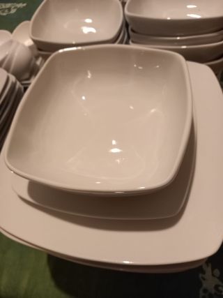 Piatti porcellana bianchi Kc