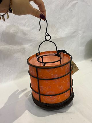 Porta candele rosso