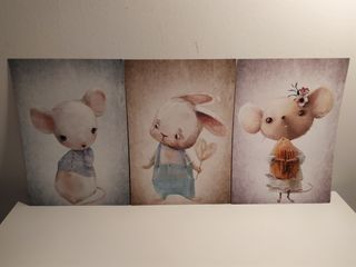 Stampe animali dolci NUOVE 21 x 30