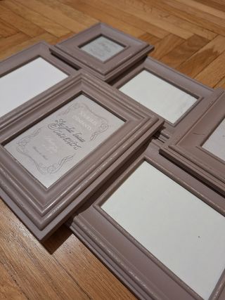 Set 6 cornici shabby chic