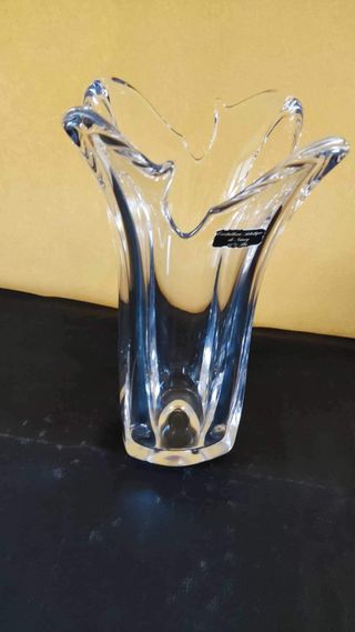 vaso in cristallo 24% piombo nuovo