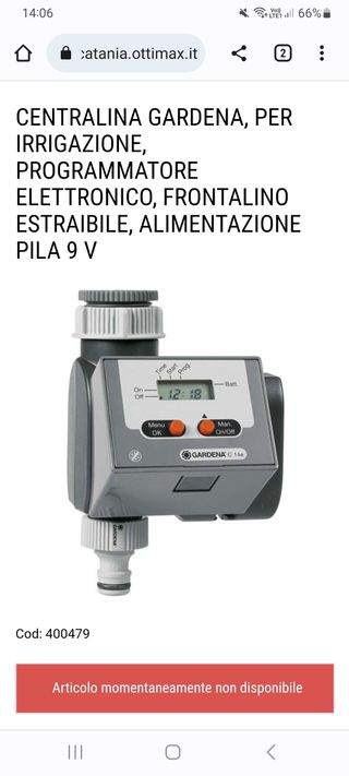 computer per irrigazione