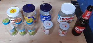 10 contenitori vetro assortiti