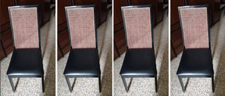 SET 4 SEDIE VINTAGE STILE MACKINTOSH