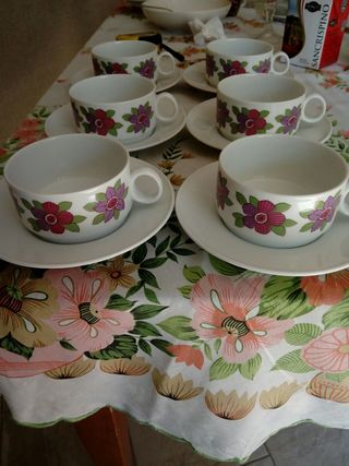 Servizio 6 tazzoni per colazione