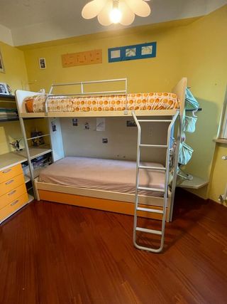 Letto a castello 3 posti con mobile