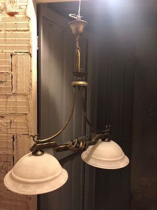 lampadario ferro battuto