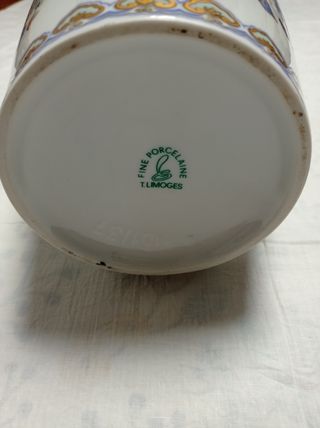 Vaso porcellana bianca T.Limoge