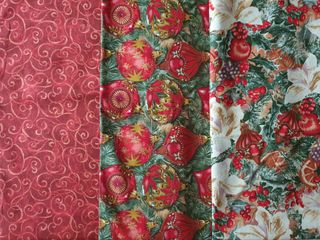 3 tagli tessuti americani natalizi cotone