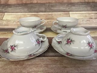 4 Tazze da té Vintage