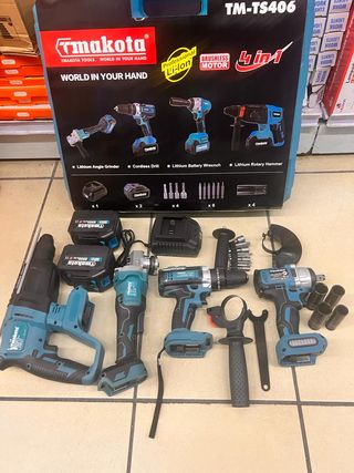 Tmakota KIT 4in1 trapano tassellatore smerigliatri