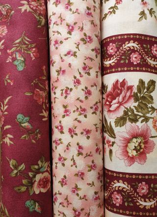 3 fat quarter tessuto americano shabby chic