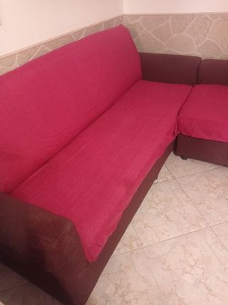 Copridivano 4 posti con penisola