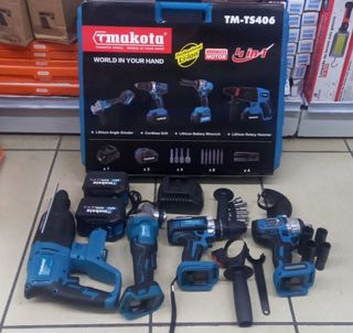 TMAKOTA KIT 4 in 1 Trapano a percussione, Trapano