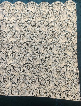2 pz merletto macrame  utile per tende o altro