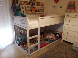 Letto a castello Ikea Kura + materasso Malvik