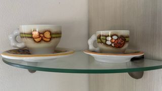 set 2 tazze tè+ 2 tazze caffè con piattini thun