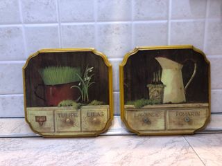 Quadri in legno ,vintage