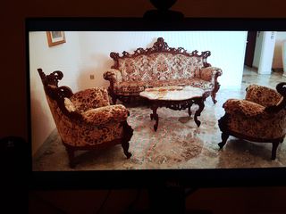 Salotto completo divano poltrone e tavol