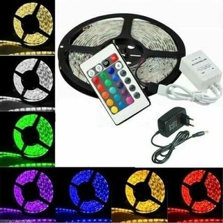 STRISCIA A LED SMD 5050 RGB IP65 5 METRI BOBINA CO