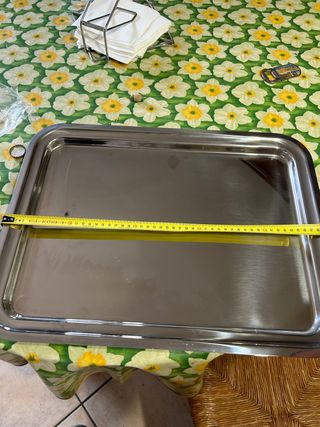 vassoio in acciaio