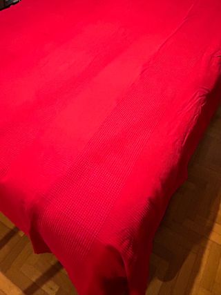 copriletto matrimoniale rosso