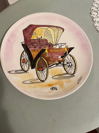 piatto dipinto a mano da appendere